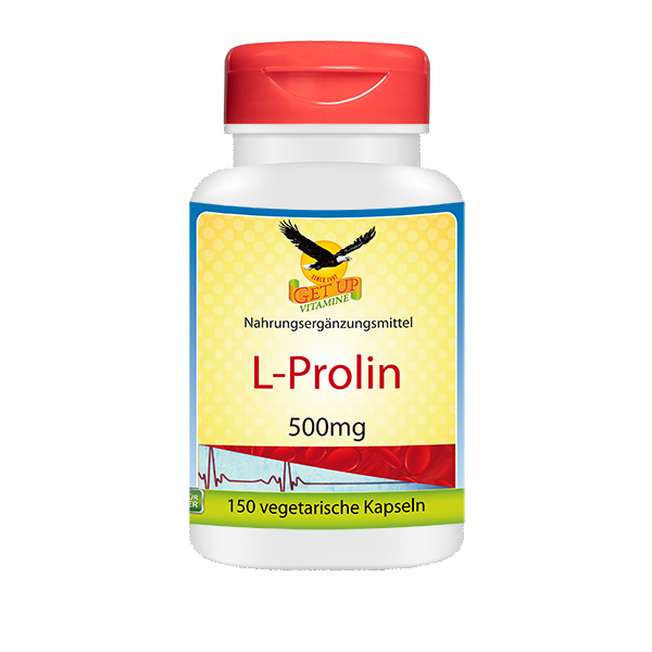 L-Prolin 500mg 150 veg. Kapseln