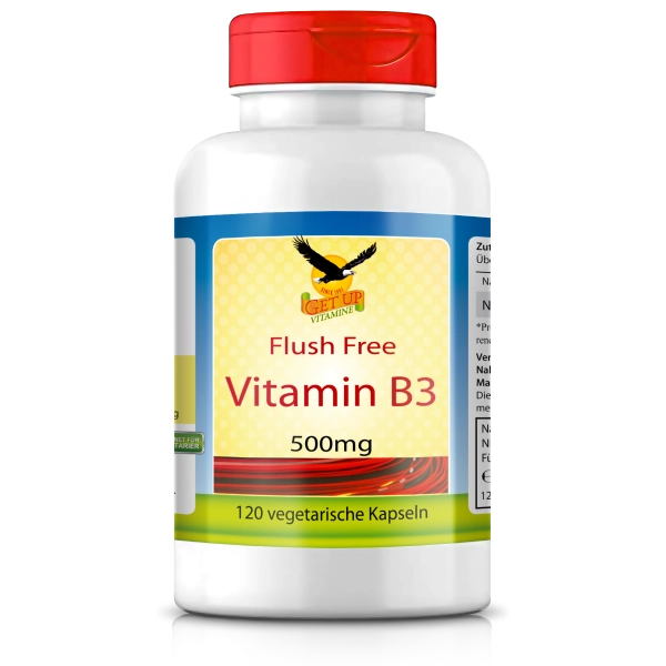 Vitamin B3 Niacinamid a 500mg, 120 veg. Kapseln